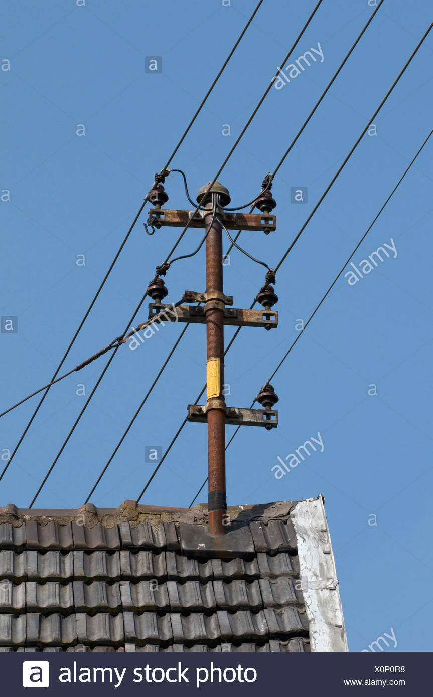 Elektrische Freileitung Stockfotos und -bilder Kaufen - Alamy