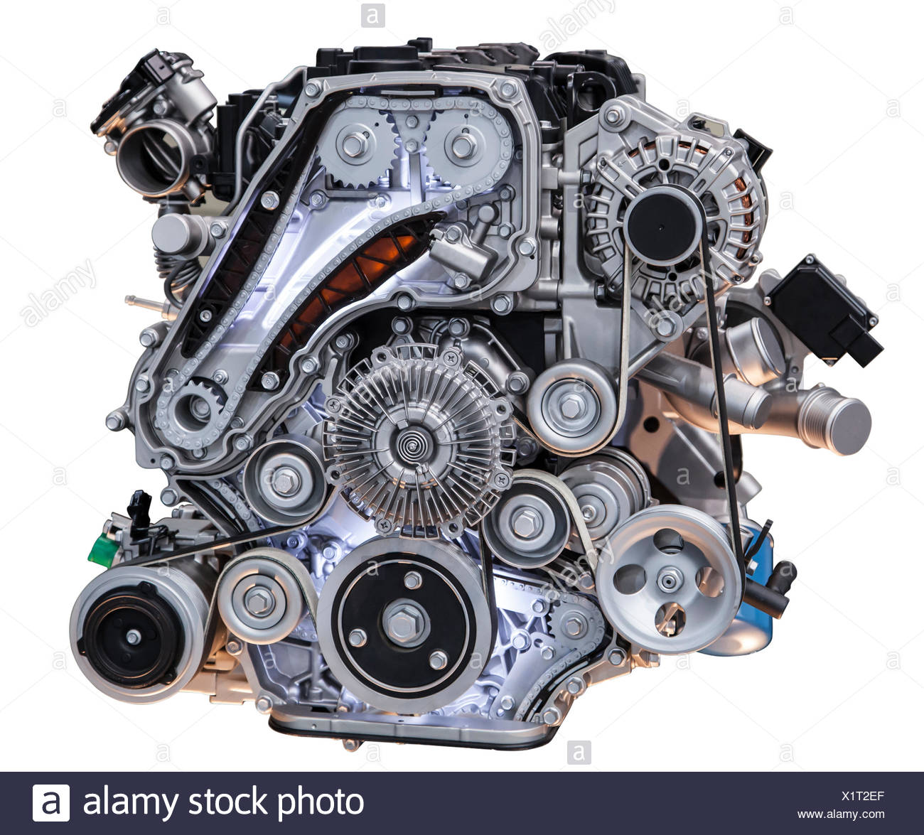 Car Engine Turbocharger Turbo Stockfotos & Car Engine Turbocharger ...