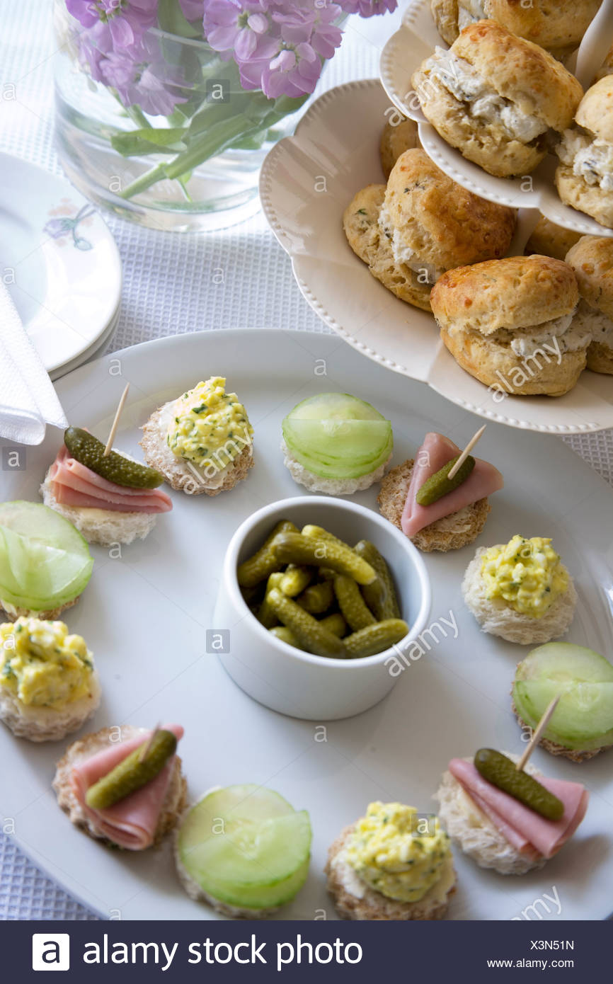Offene Sandwiches Stockfotos und -bilder Kaufen - Alamy