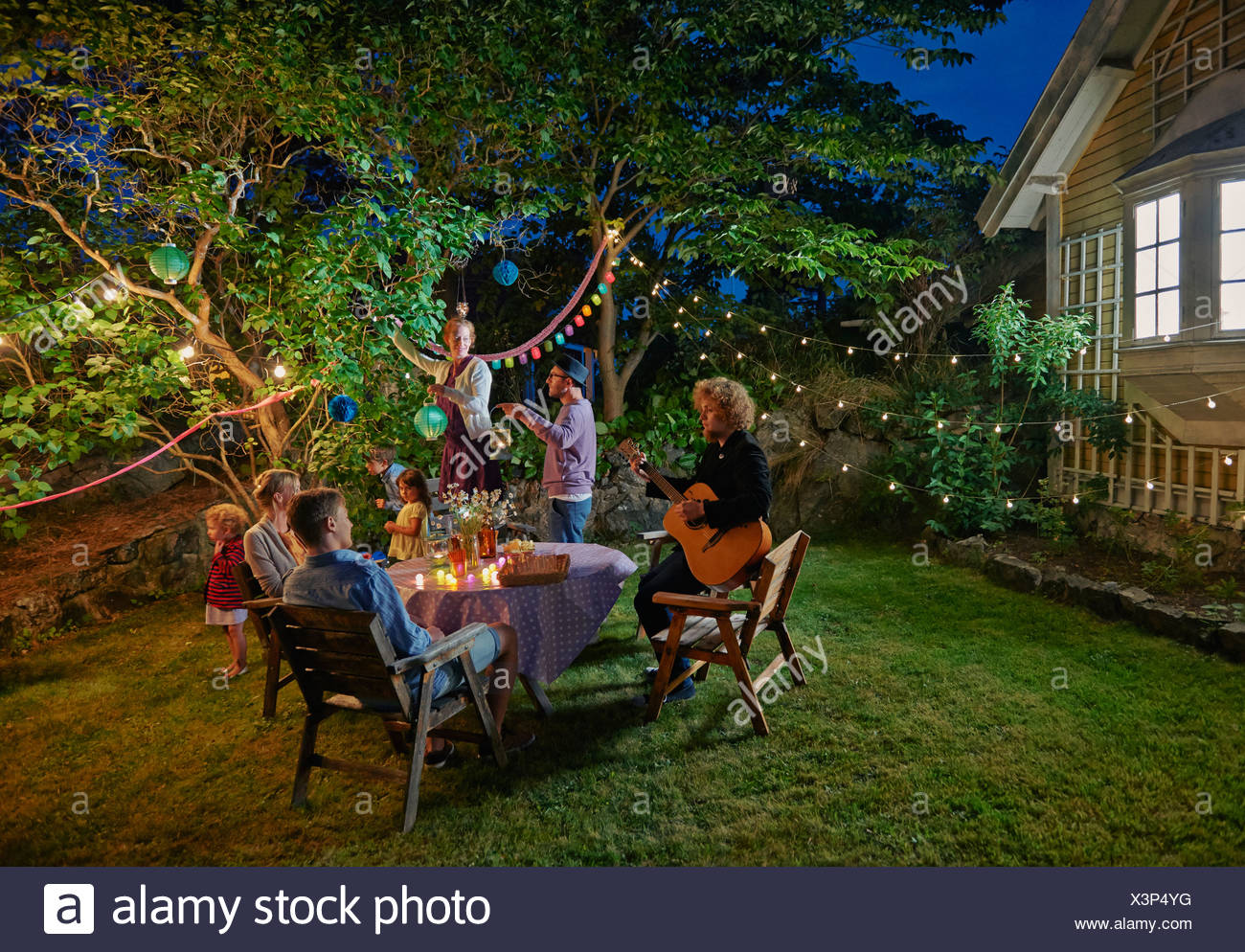 Garten Party Stockfotos und -bilder Kaufen - Alamy
