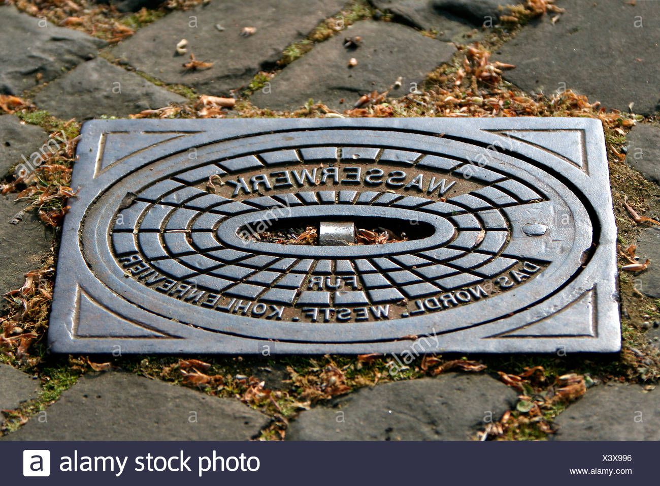 Fire Hydrant Lid Stockfotos und -bilder Kaufen - Alamy