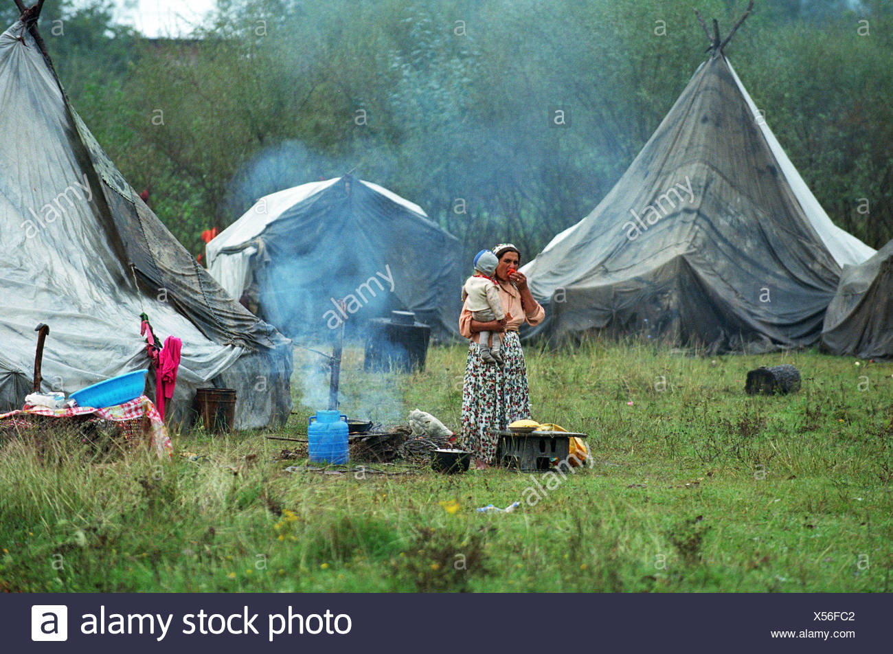 Romania Gypsy Gypsies Stockfotos und -bilder Kaufen - Alamy