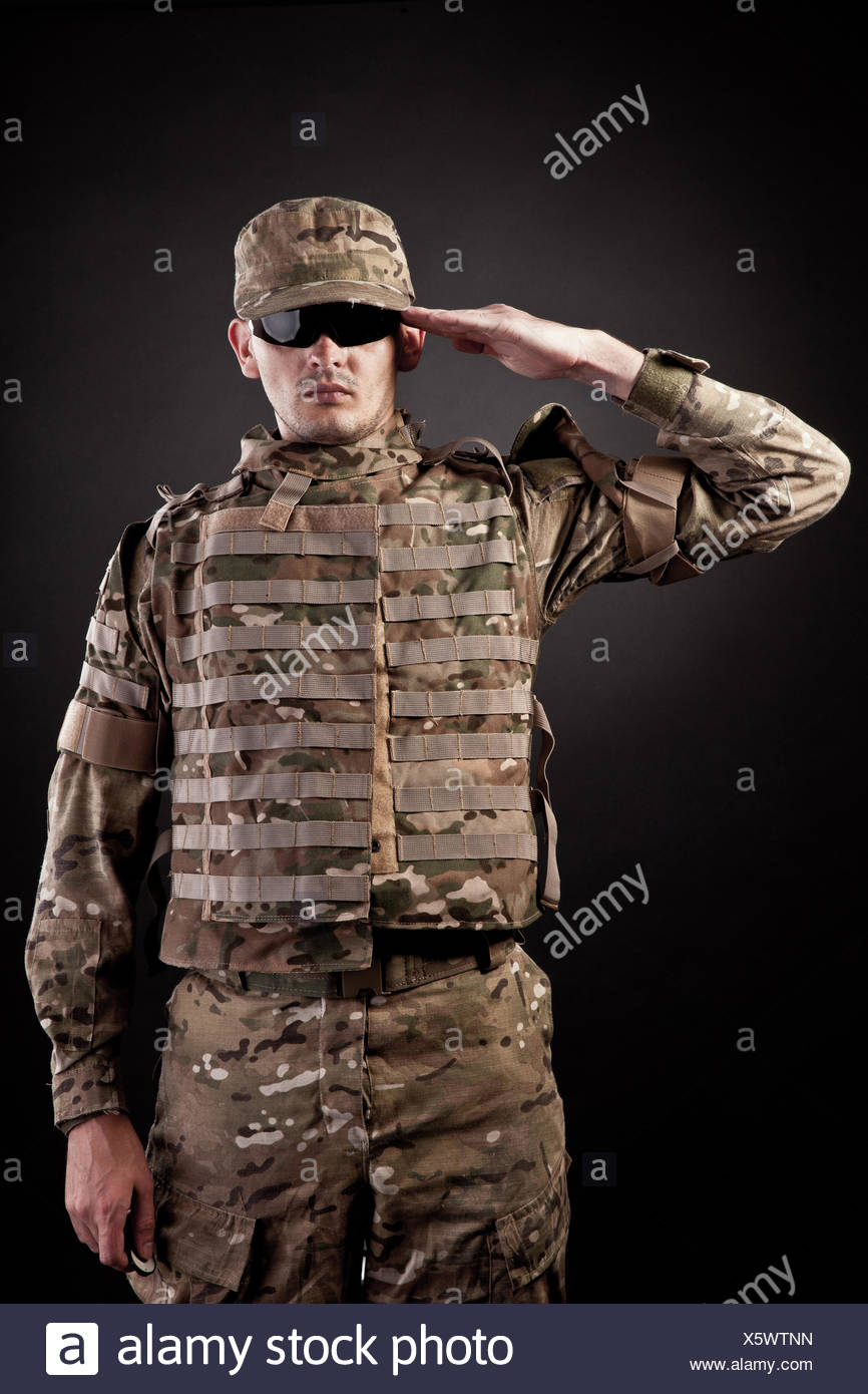 Saluting Their Service Stockfotos & Saluting Their Service Bilder - Alamy