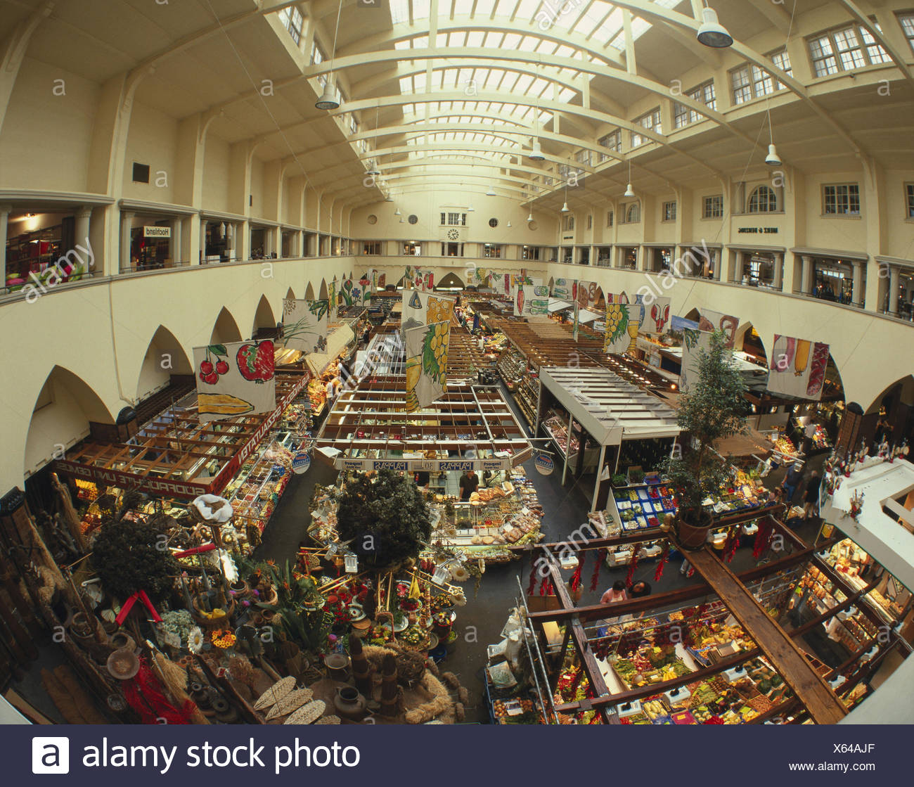 Market Hall Stuttgart Baden Wurttemberg Germany Stockfotos und -bilder ...