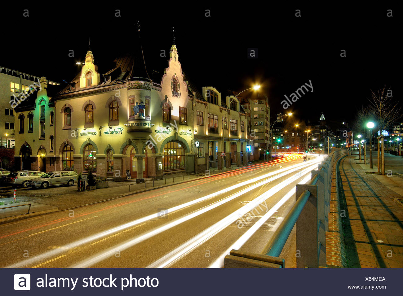 Restaurant Fischerhaus Hamburg Fish Market Stockfotos & Restaurant ...