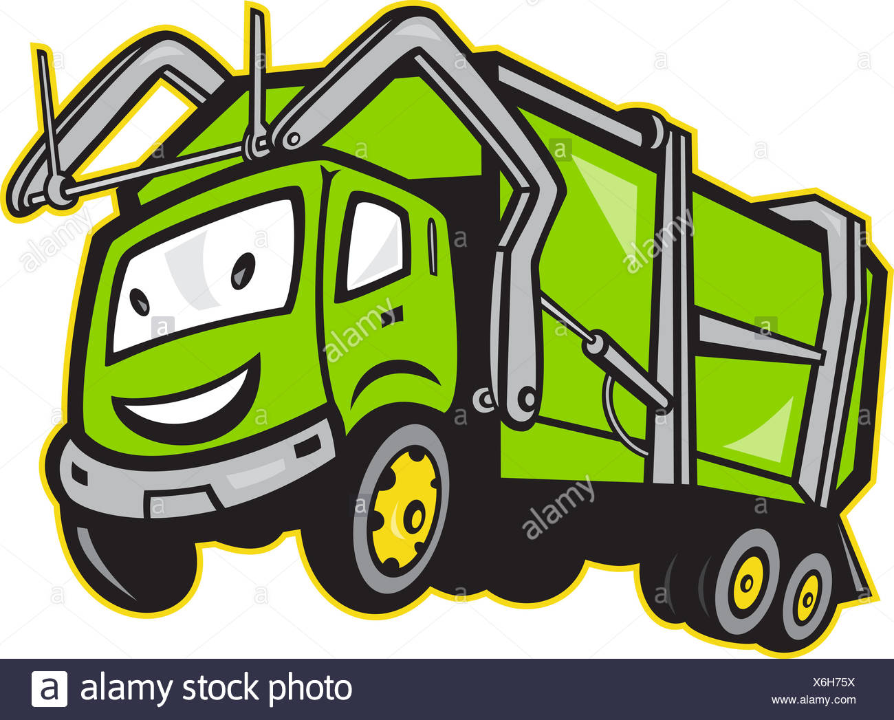 Garbage Cartoon Illustration Stockfotos & Garbage Cartoon Illustration ...