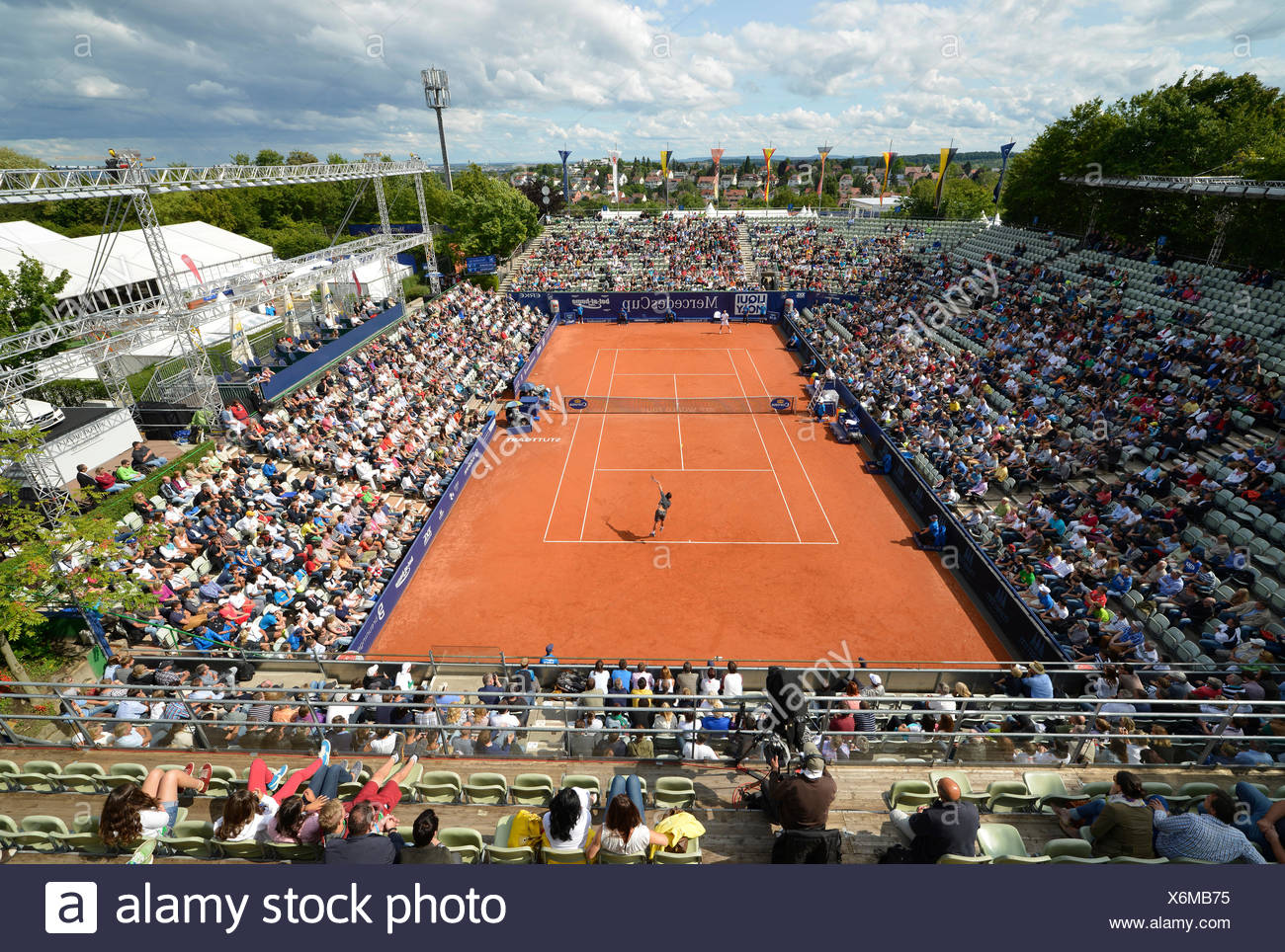 Centre Court Tennis Mercedes Cup Stockfotos & Centre Court Tennis ...