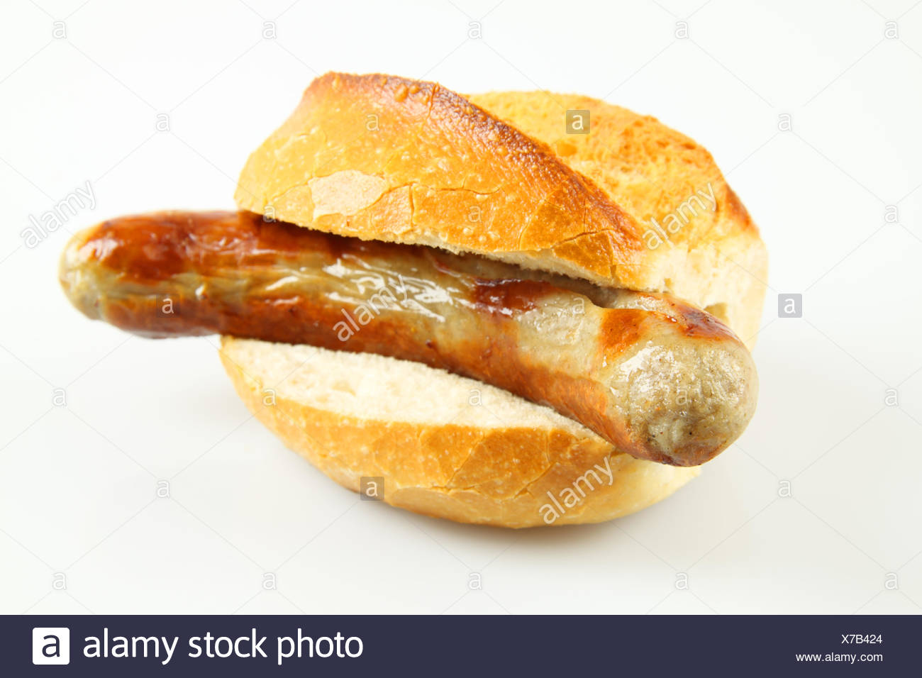 Bratwurst Im Brötchen Stockfotos & Bratwurst Im Brötchen Bilder - Alamy