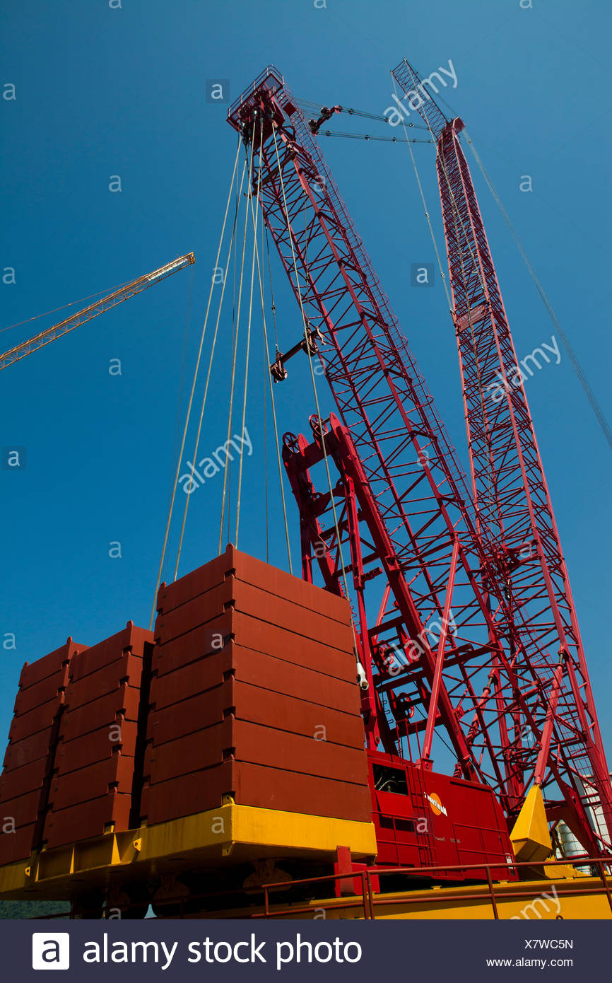 Gegengewicht Kran Stockfotos und -bilder Kaufen - Alamy