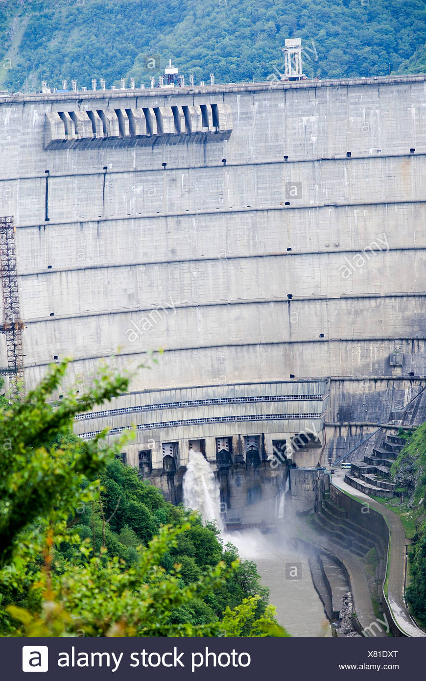 Georgia Svaneti Region Inguri Enguri Stockfotos und -bilder Kaufen - Alamy
