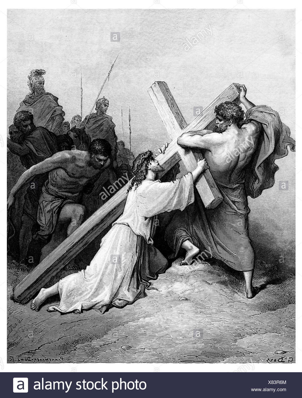 Jesus Stirbt Am Kreuz Stockfotos und -bilder Kaufen - Alamy