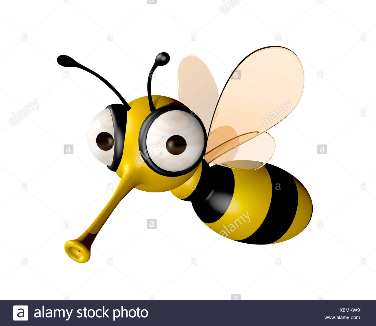 Funny Cartoon Bee Stockfotos & Funny Cartoon Bee Bilder - Alamy