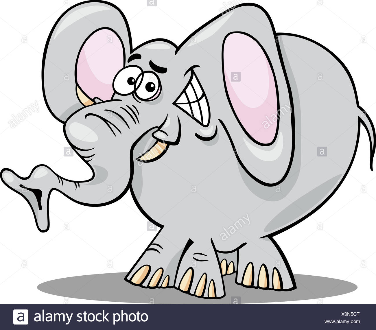 Comic Elephant Stockfotos und -bilder Kaufen - Alamy