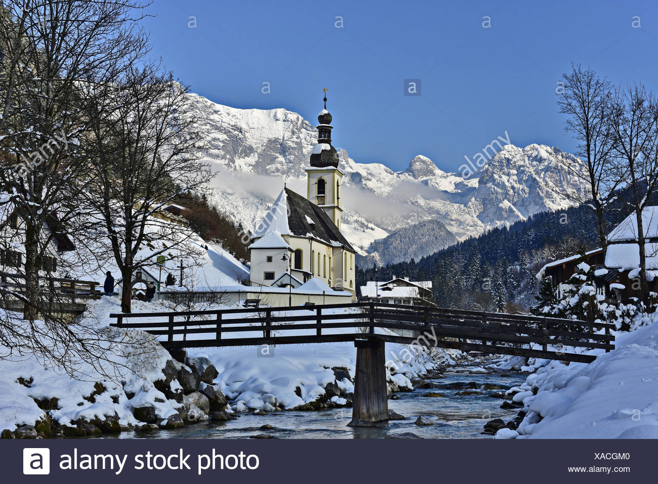 Ramsau Kirche Winter Stockfotos und -bilder Kaufen - Alamy