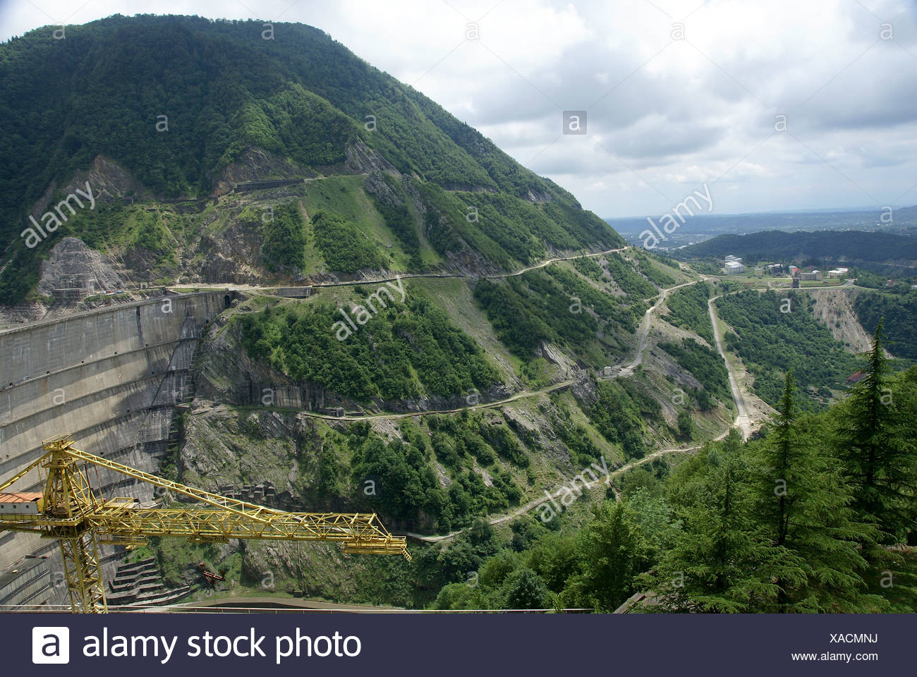 Georgia Svaneti Region Inguri Enguri Stockfotos und -bilder Kaufen - Alamy