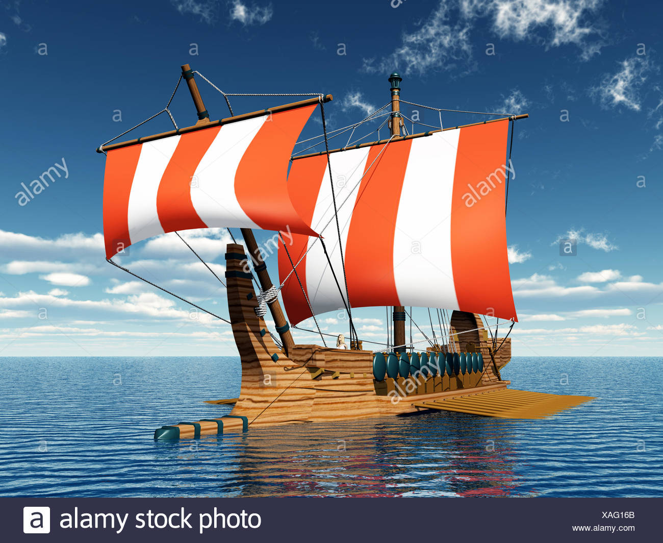 Griechische Galeere Stockfotos und -bilder Kaufen - Alamy