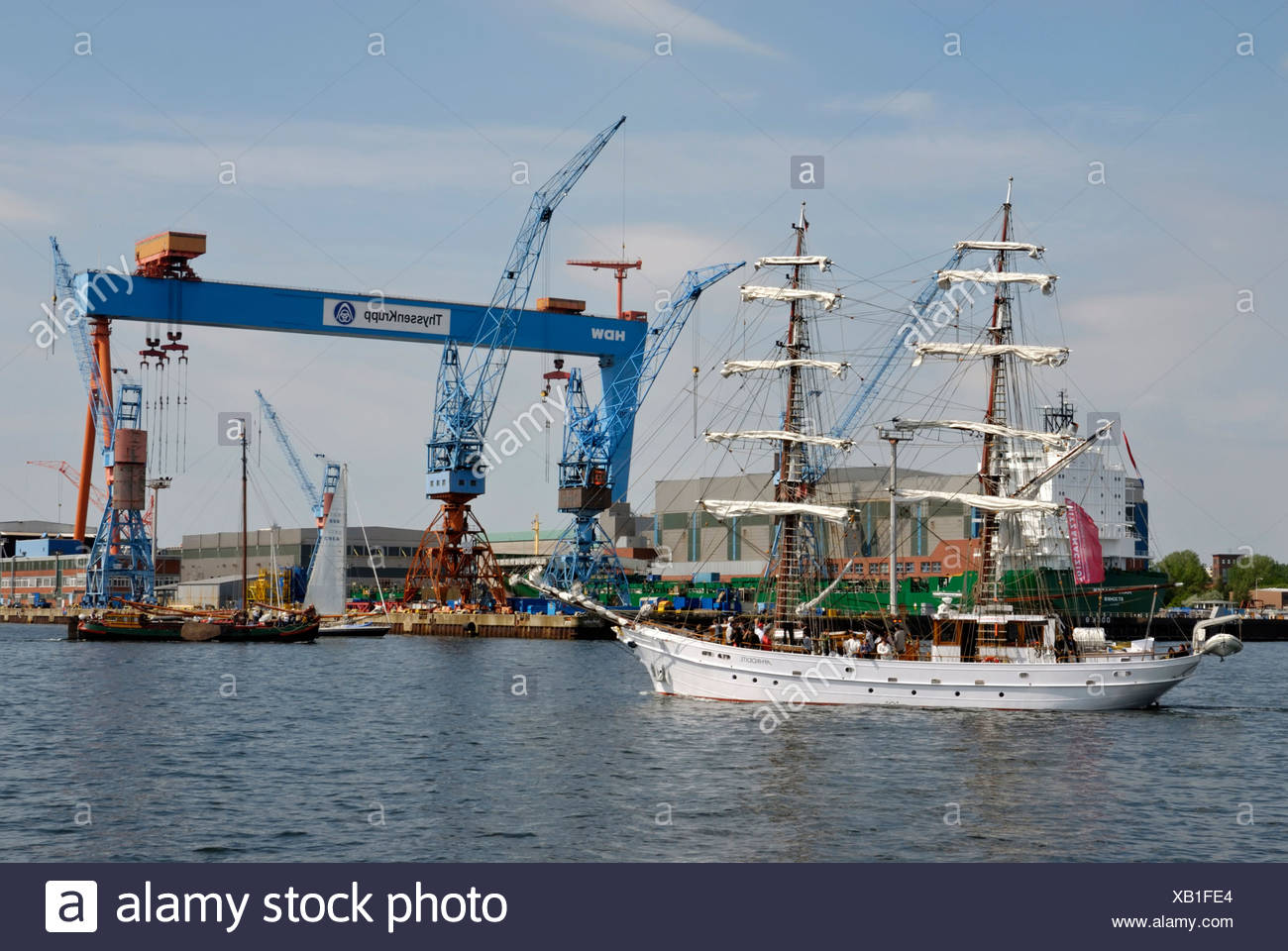 Kiel Germany Hdw Shipyard Stockfotos & Kiel Germany Hdw Shipyard Bilder ...