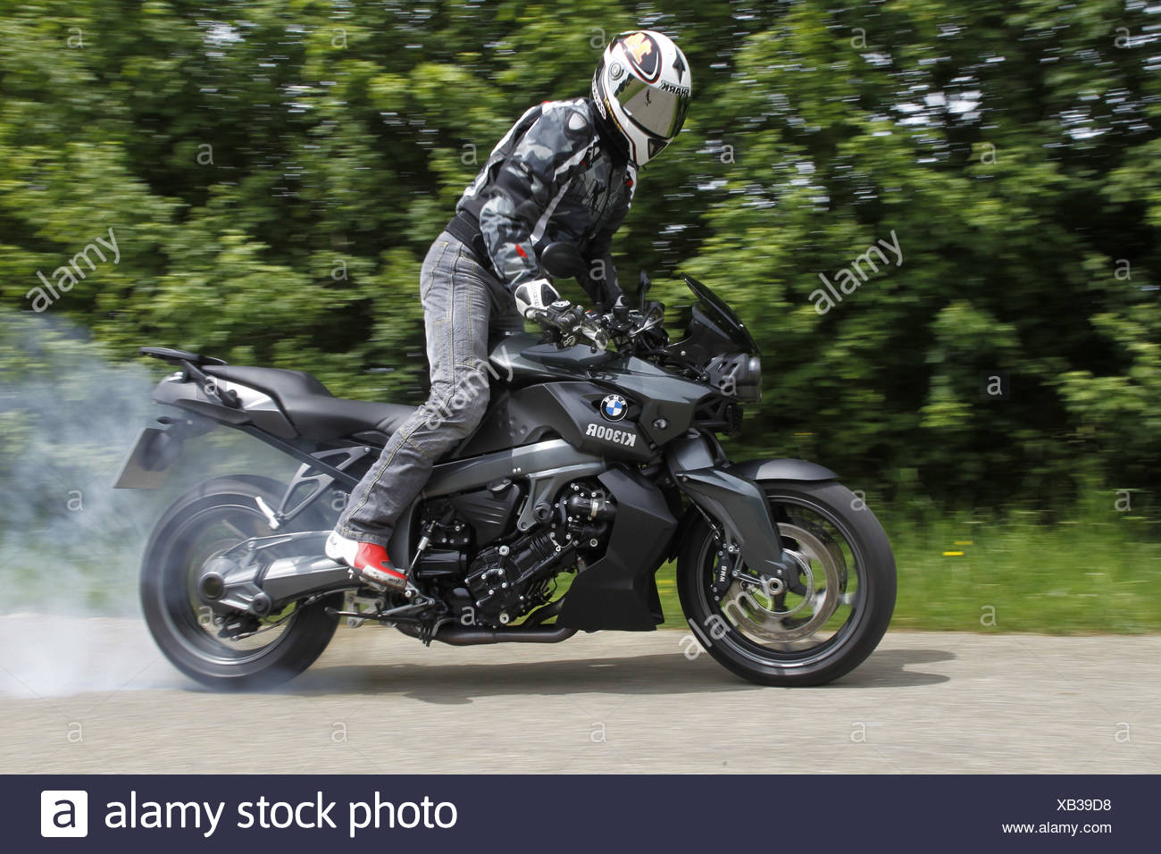 Motorcycle Burnout Stockfotos und -bilder Kaufen - Alamy