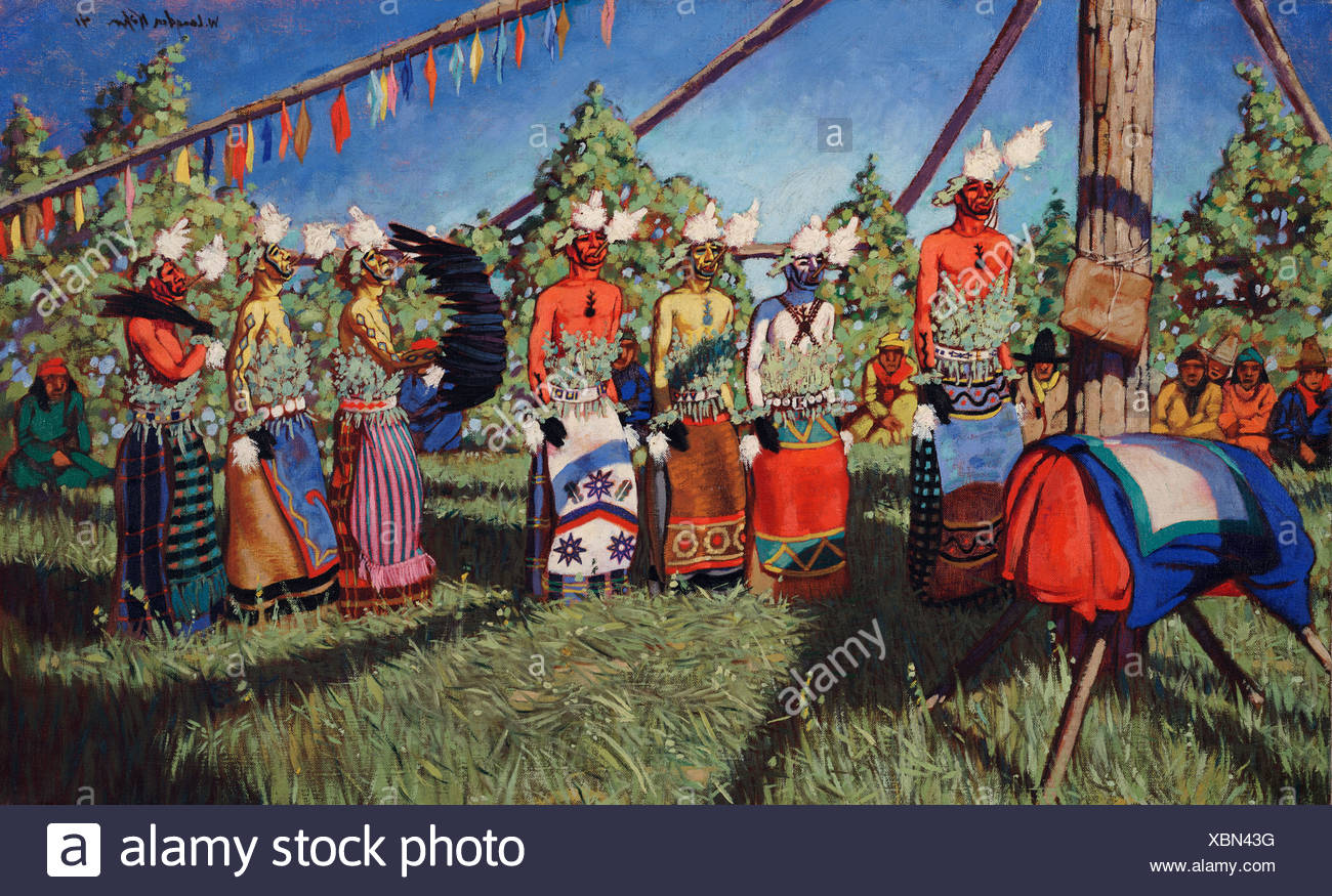 Native American Sun Dance Ceremony Stockfotos und -bilder Kaufen - Alamy