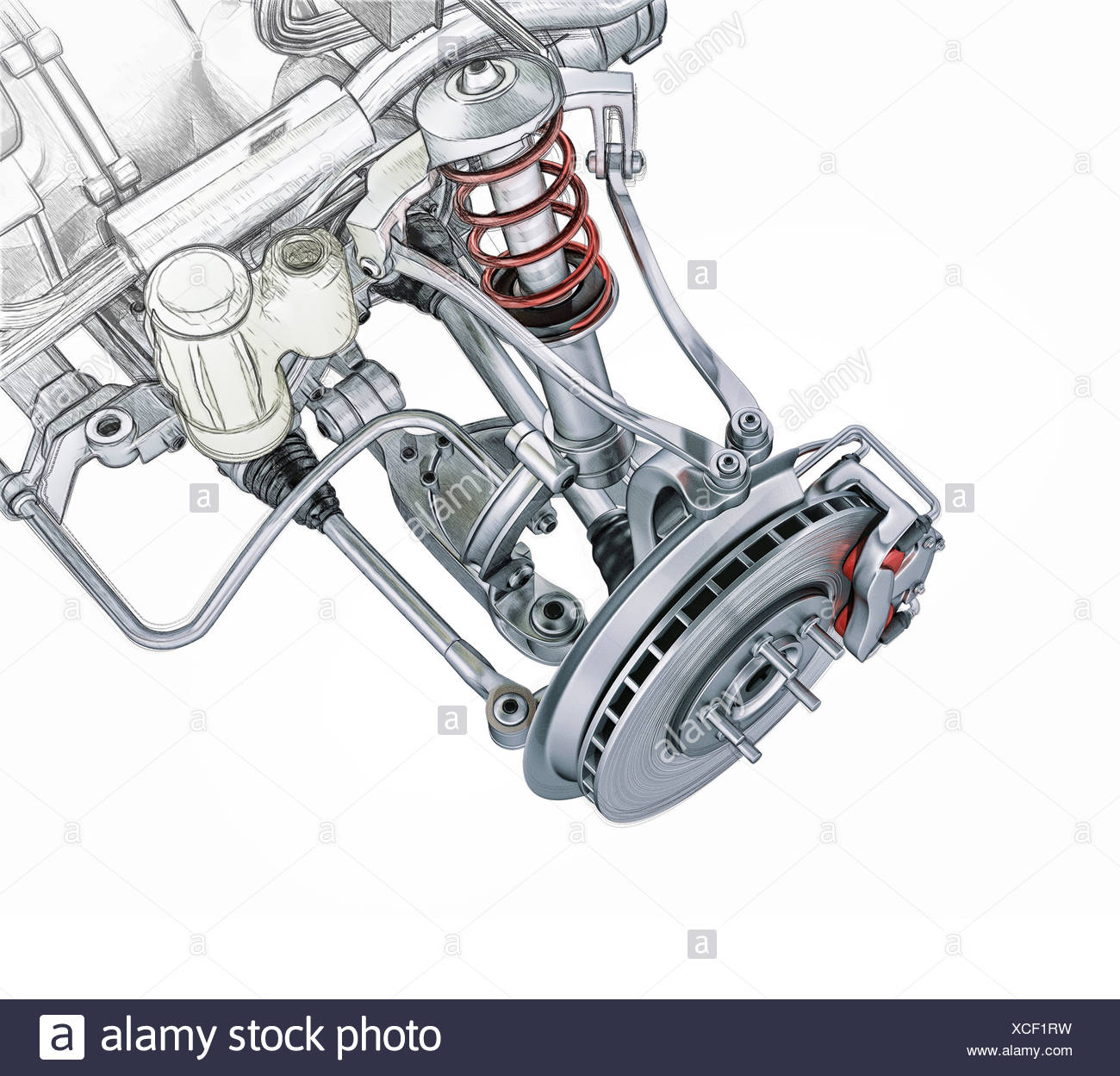 Auto Suspension Stockfotos und -bilder Kaufen - Alamy