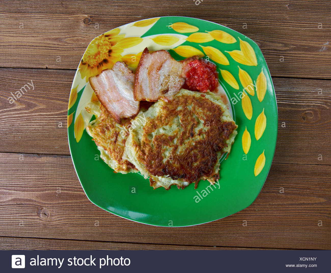 Potato Pancake Raggmunk Swedish Cuisine Stockfotos und -bilder Kaufen ...