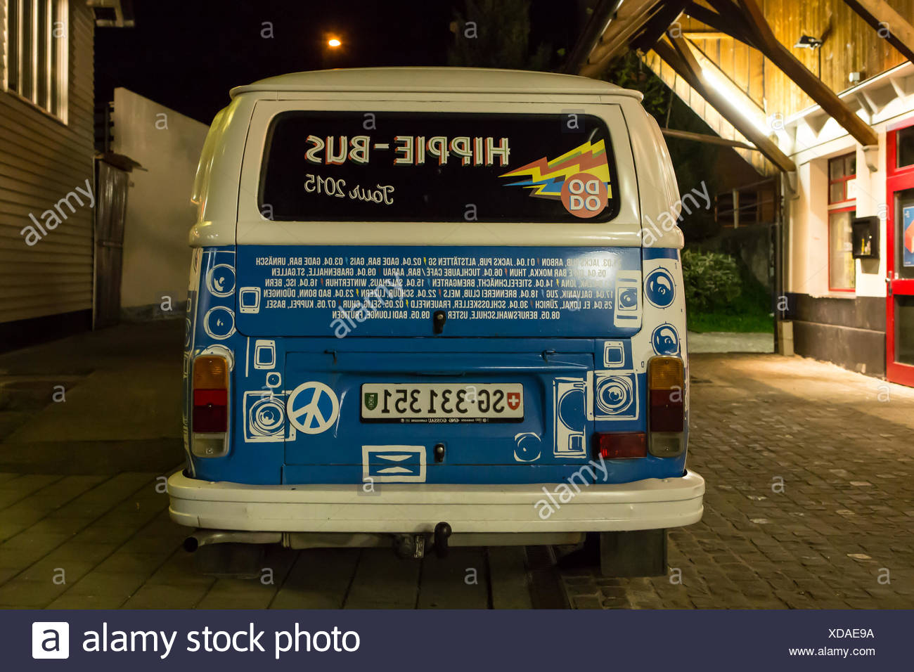 Hippie Bus Stockfotos und -bilder Kaufen - Alamy