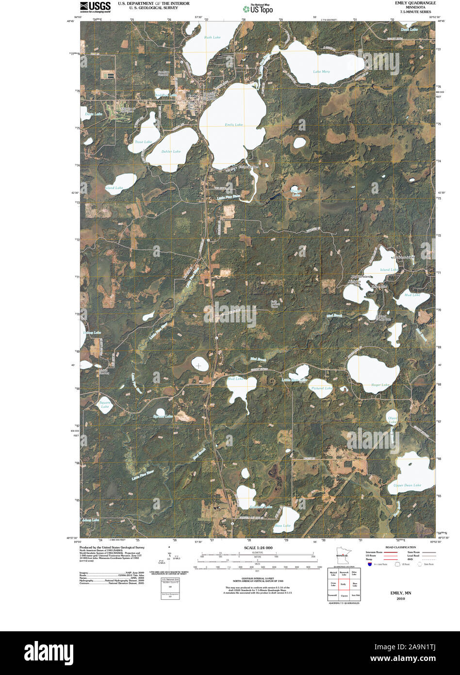 Emily Minnesota Map at Anthony James blog