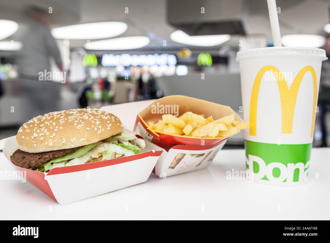 Big Mac Y Papas Fritas Comida Gerber