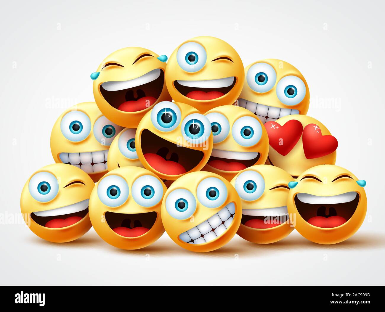 Emojis De Emociones Imágenes Vectoriales De Stock Alamy
