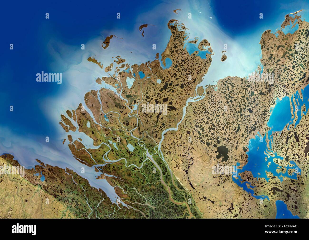 Mapa Del Río Mackenzie