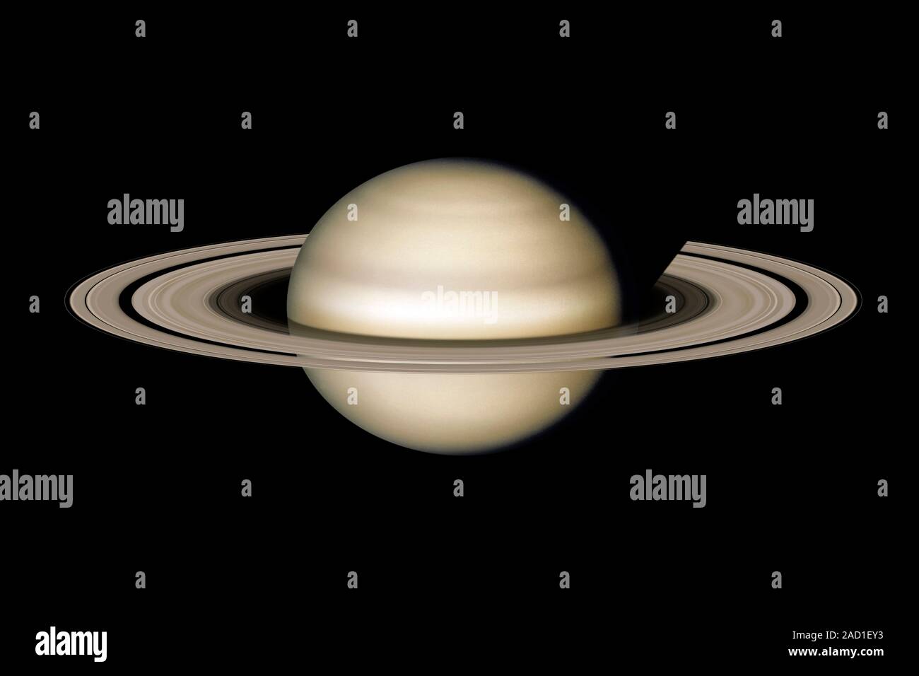 Planeta Saturno Desde El Espacio