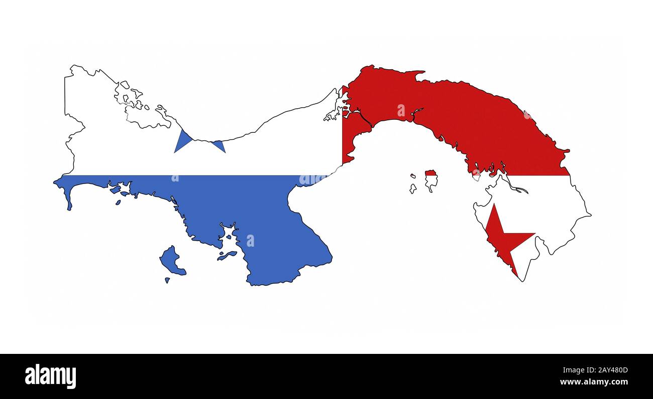 Bandera panama Imágenes recortadas de stock - Alamy