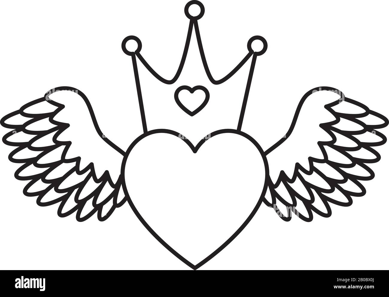 Corazn Con Alas Dibujos De Corazones Corazon Con Alas