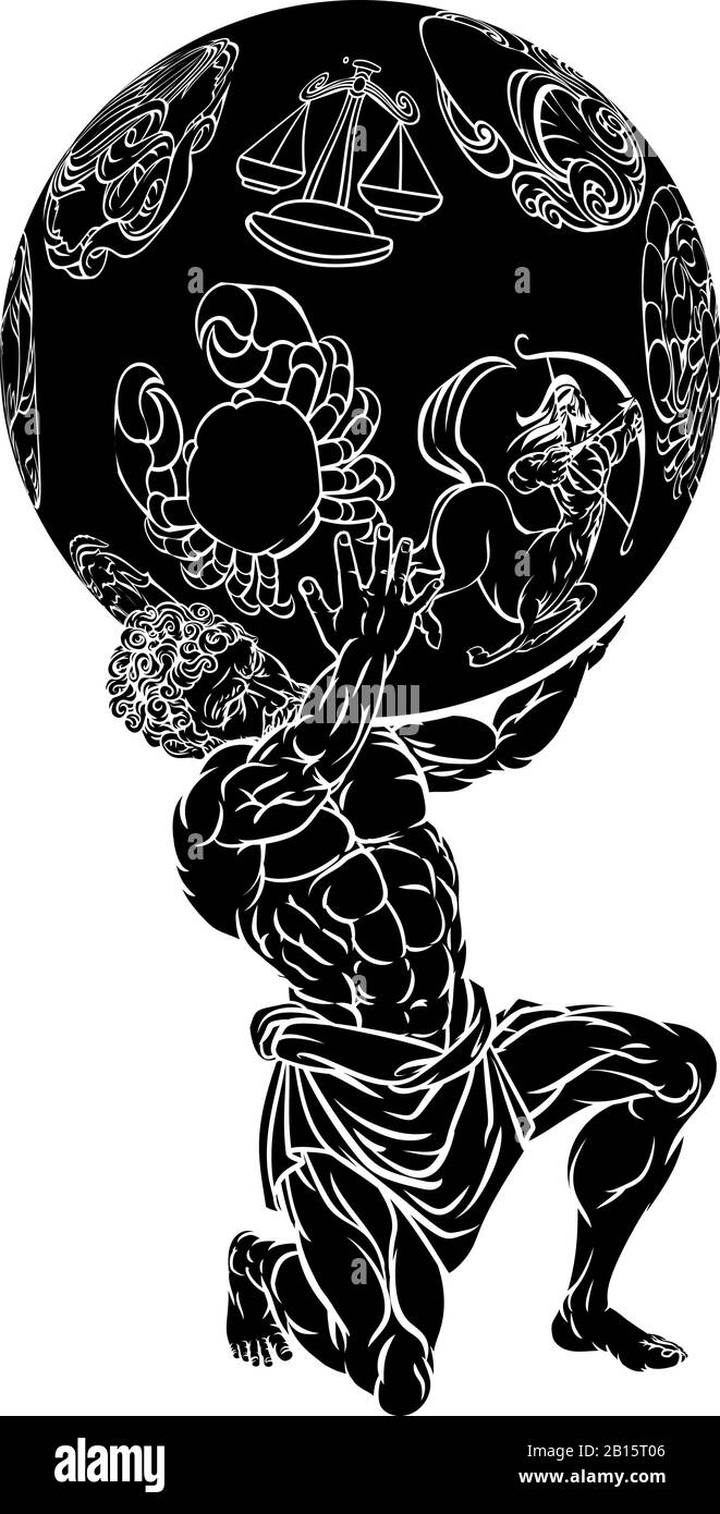 Atlas Dios Griego Fondos De Pantalla