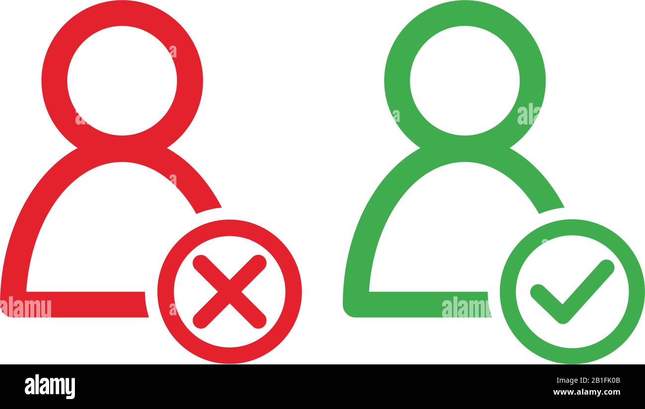 Aceptar Rechazar Iconos