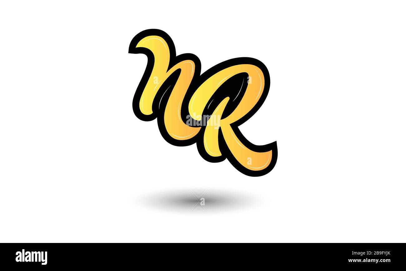 Plantilla Vectorial De Diseño De Logotipo Nr De La Letra Del Monograma ... Plantilla Vectorial De Diseño De Logotipo Nr De La Letra Del Monograma ...