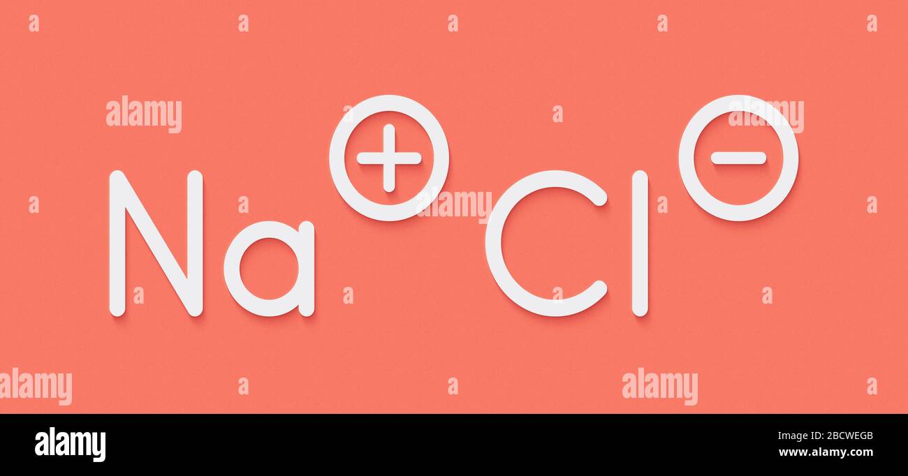 Fórmula Química De Cloruro Sódico Nacl De Sal Compuesta, 56% OFF