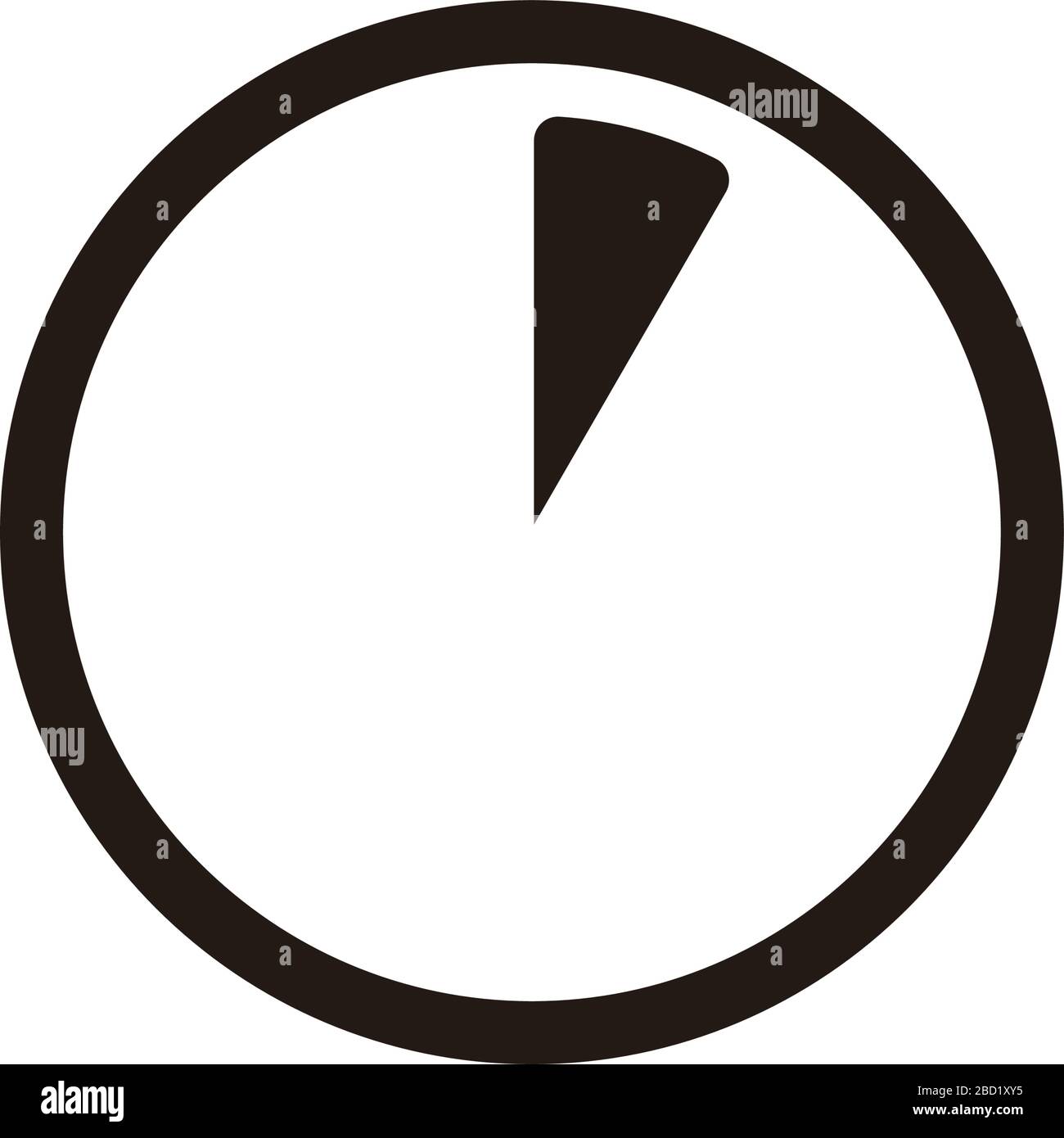 icono de progresión de tiempo/intervalo de tiempo. 5 segundos , 5 ...