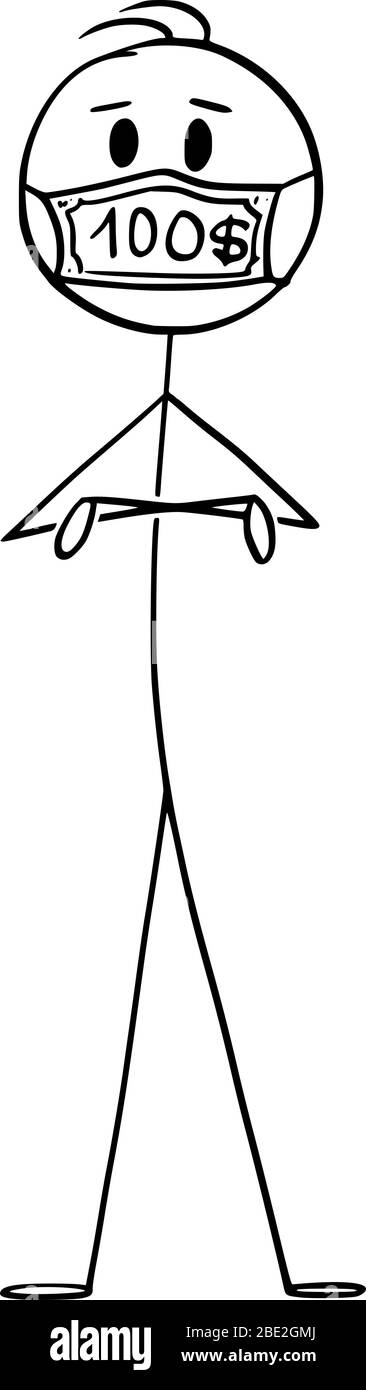 Dibujo De La Figura Del Palo De La Historieta Del Vector Ilustración