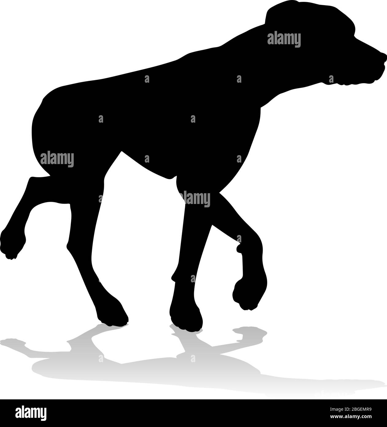 Siluetas De Perro Sabueso Imágenes Recortadas De Stock Alamy