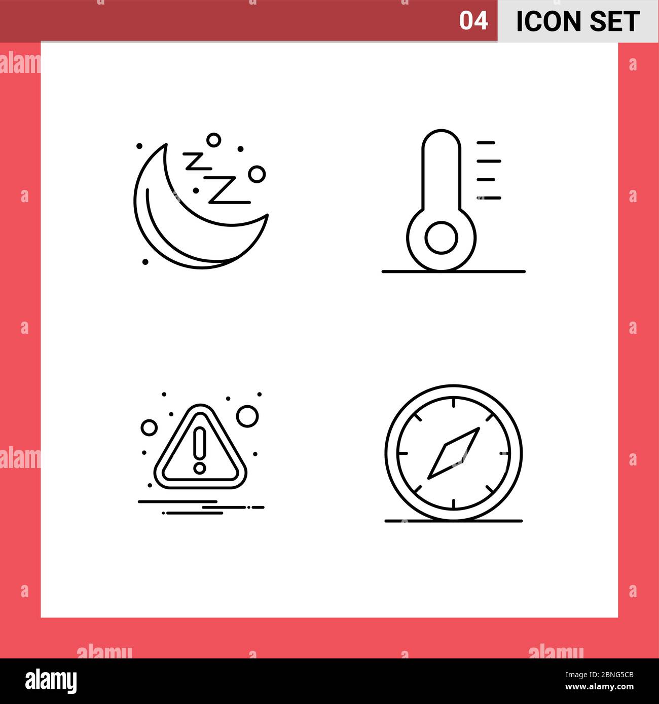 4 Vectores Temáticos Filledline Colores Planos Y Símbolos Editables De