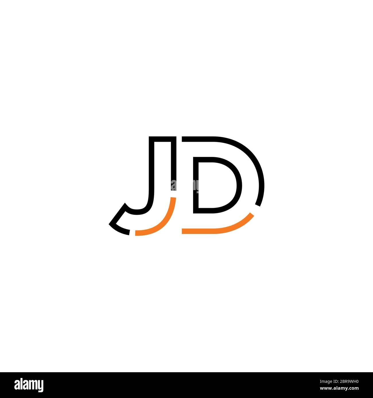 Elementos de plantilla de diseño de iconos con logotipo de la letra JD ... Elementos de plantilla de diseño de iconos con logotipo de la letra JD ...
