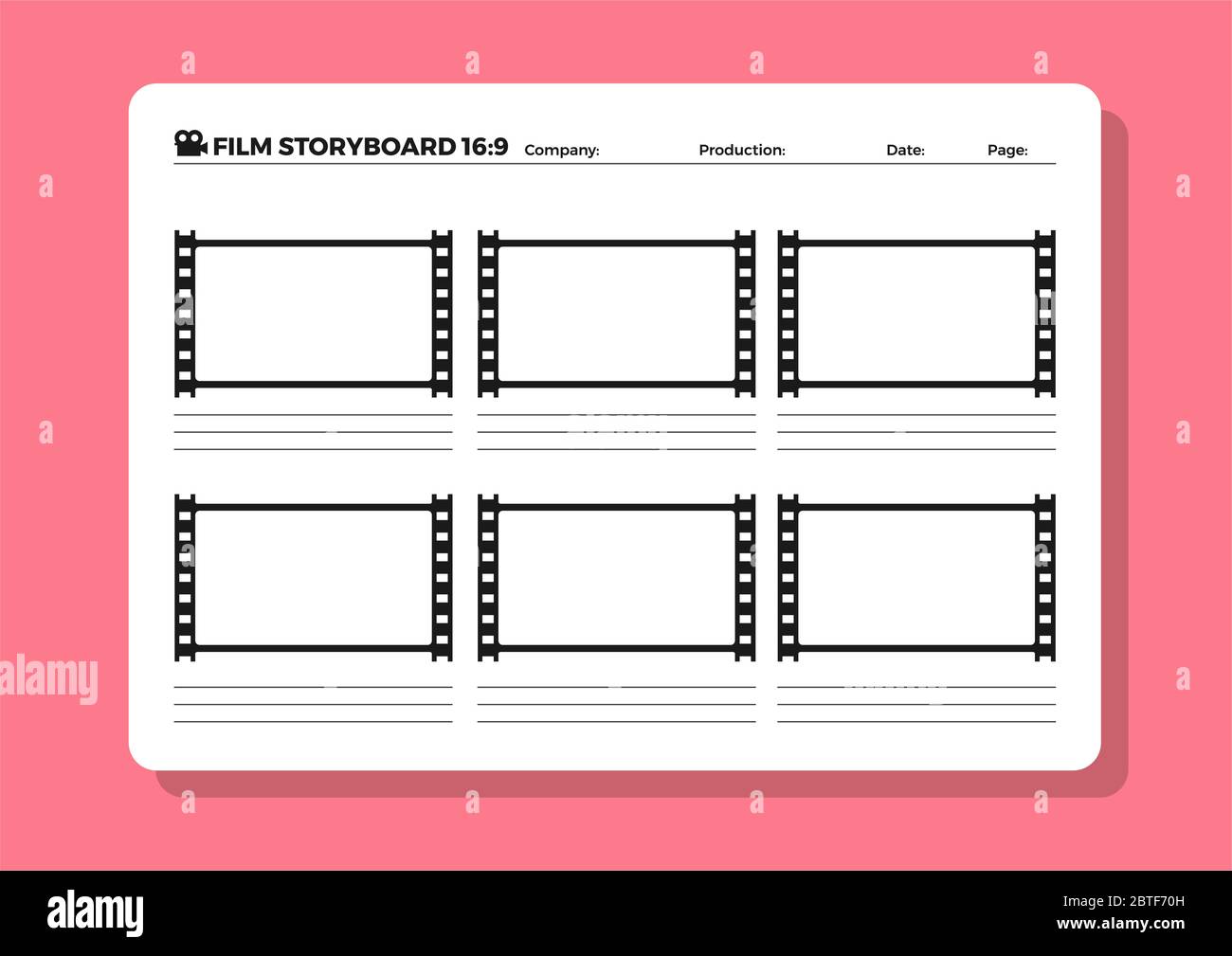 Storyboard plantilla de vídeo de película para la creación de películas ... Storyboard plantilla de vídeo de película para la creación de películas ...