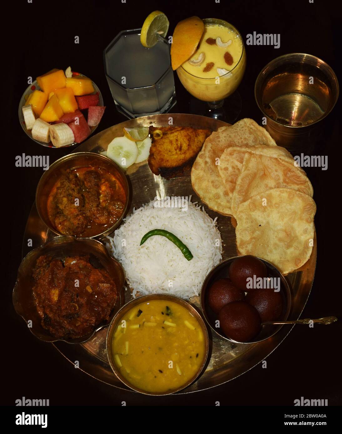 Bengali Food Plato Bengalí Indio Para Jamai Sashi Ritual Este Ritual