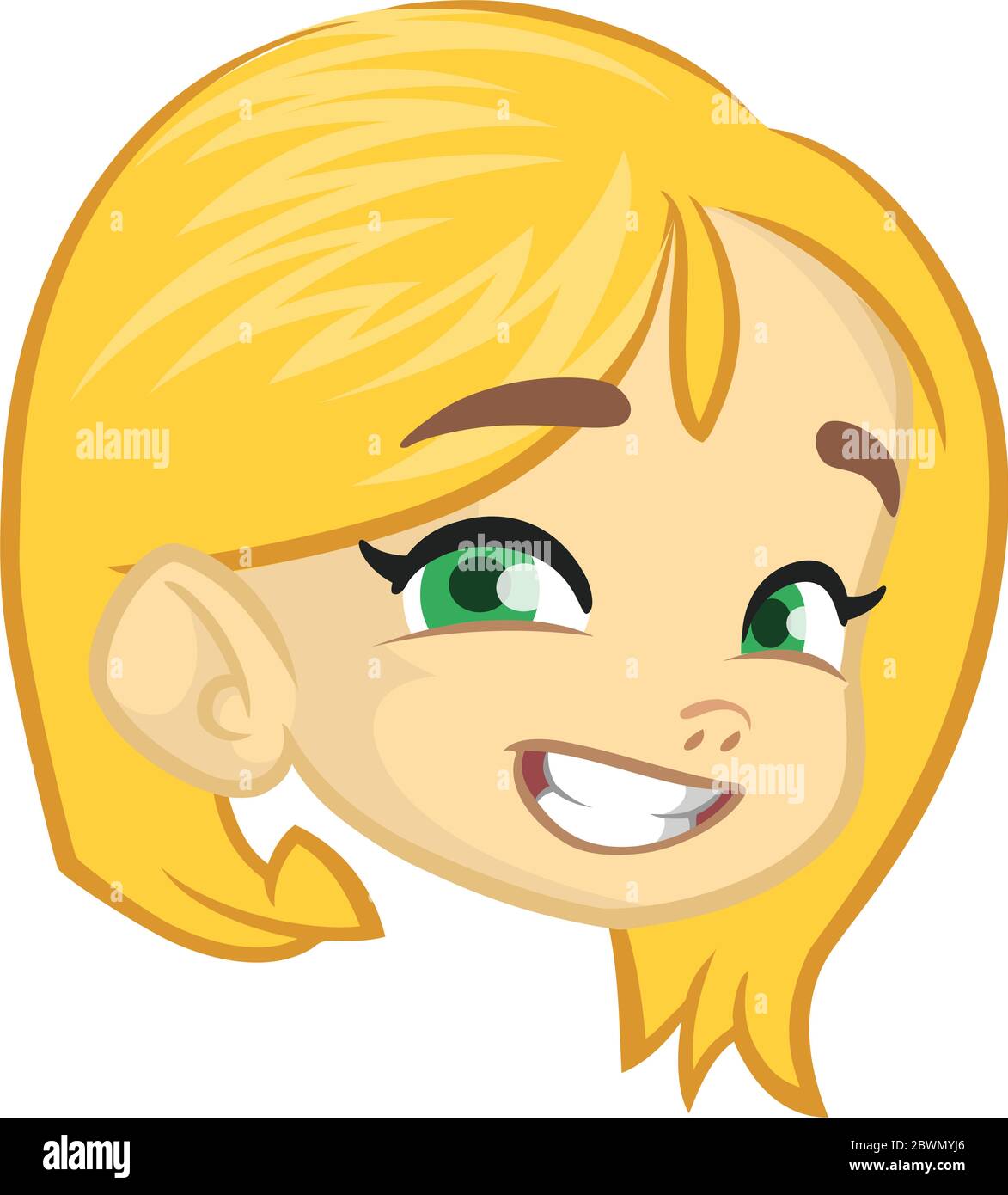 Dibujos Animados De Cara Riendo