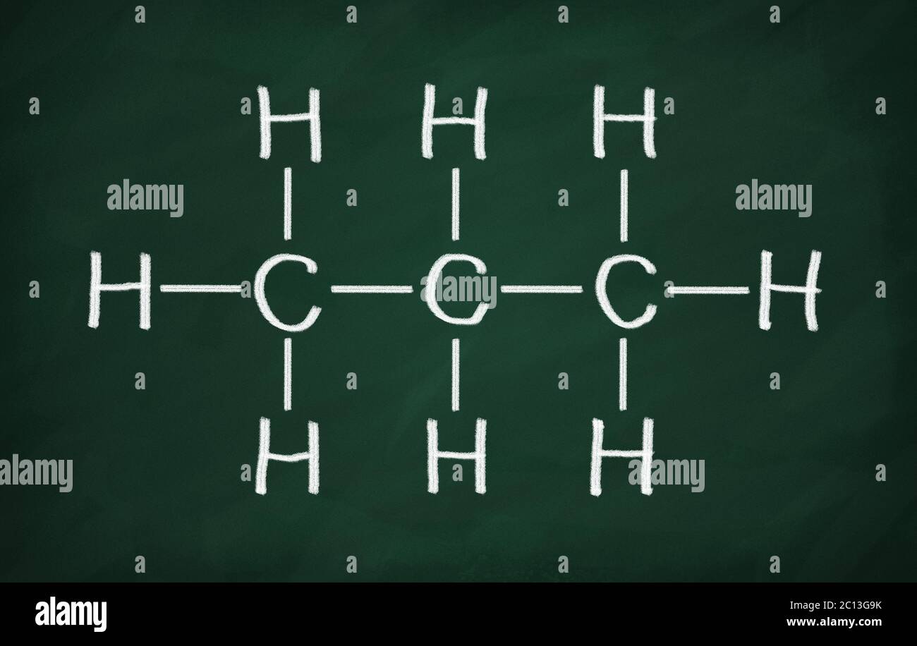 Formula Estructural Del Propano