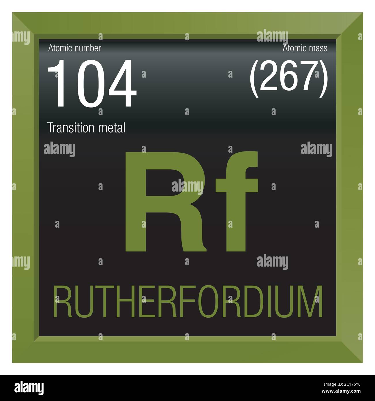 Rutherfordio En La Tabla Periodica