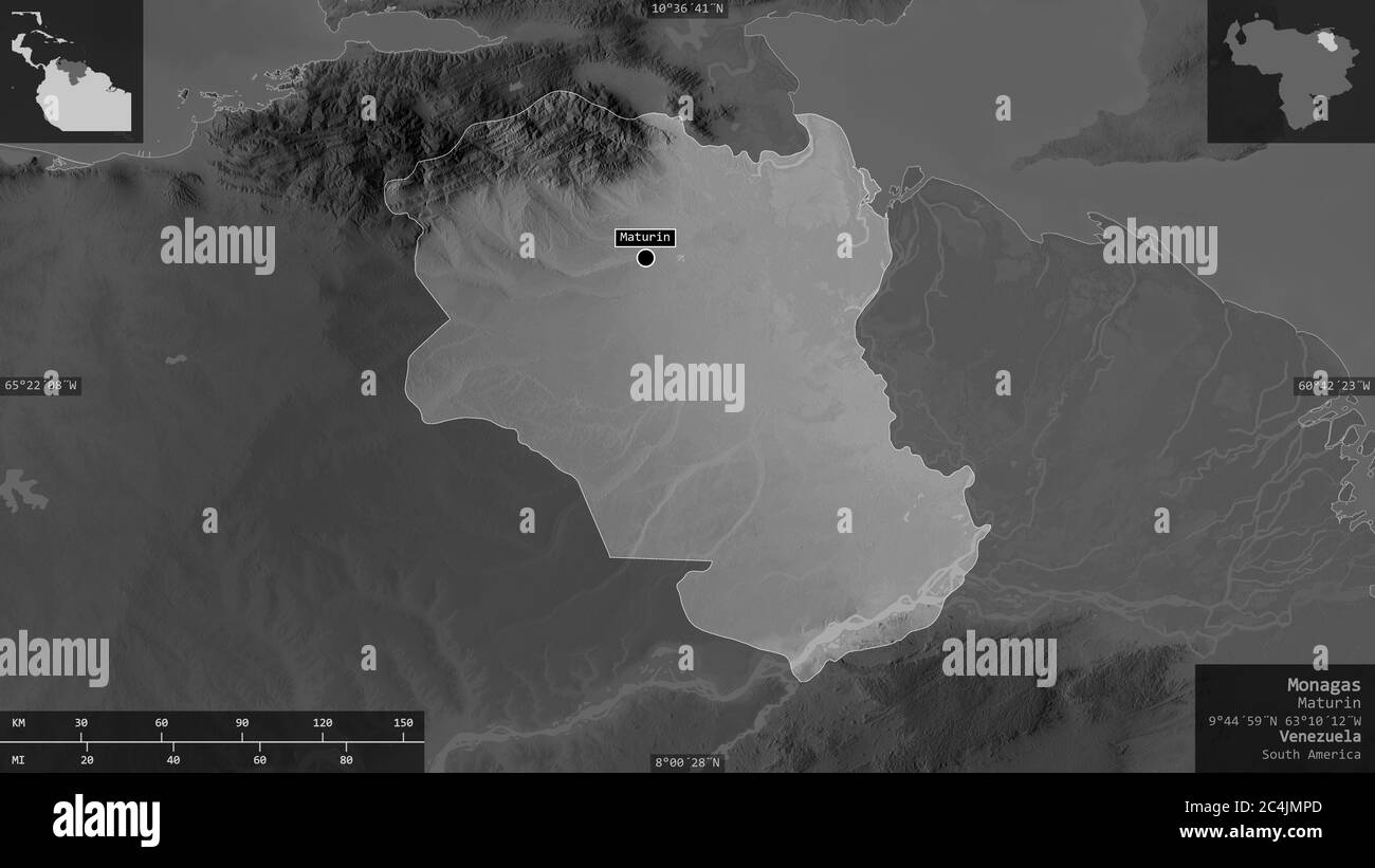 Estado monagas Imágenes de stock en blanco y negro - Alamy