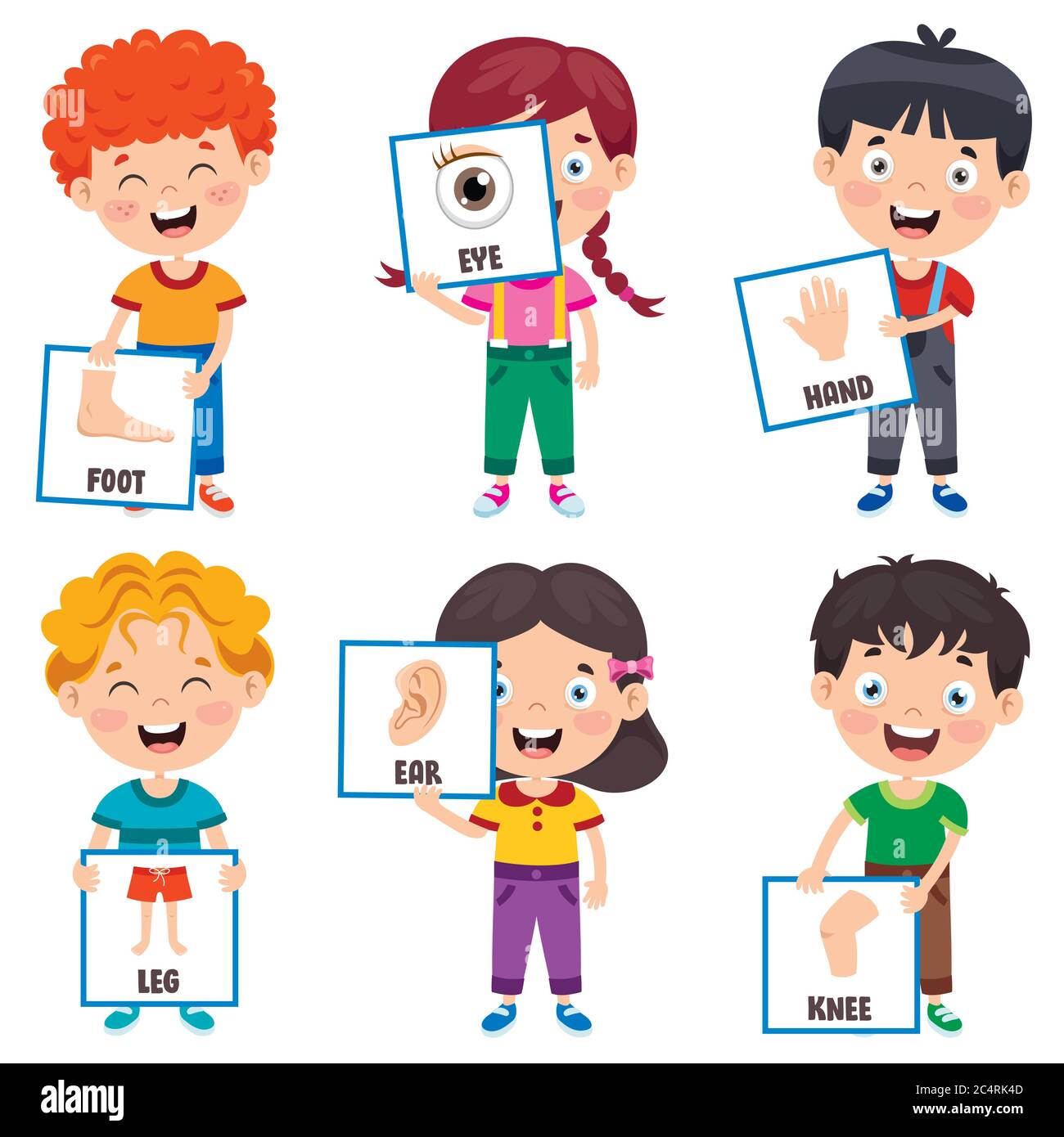 Partes Del Cuerpo Clipart Of Children