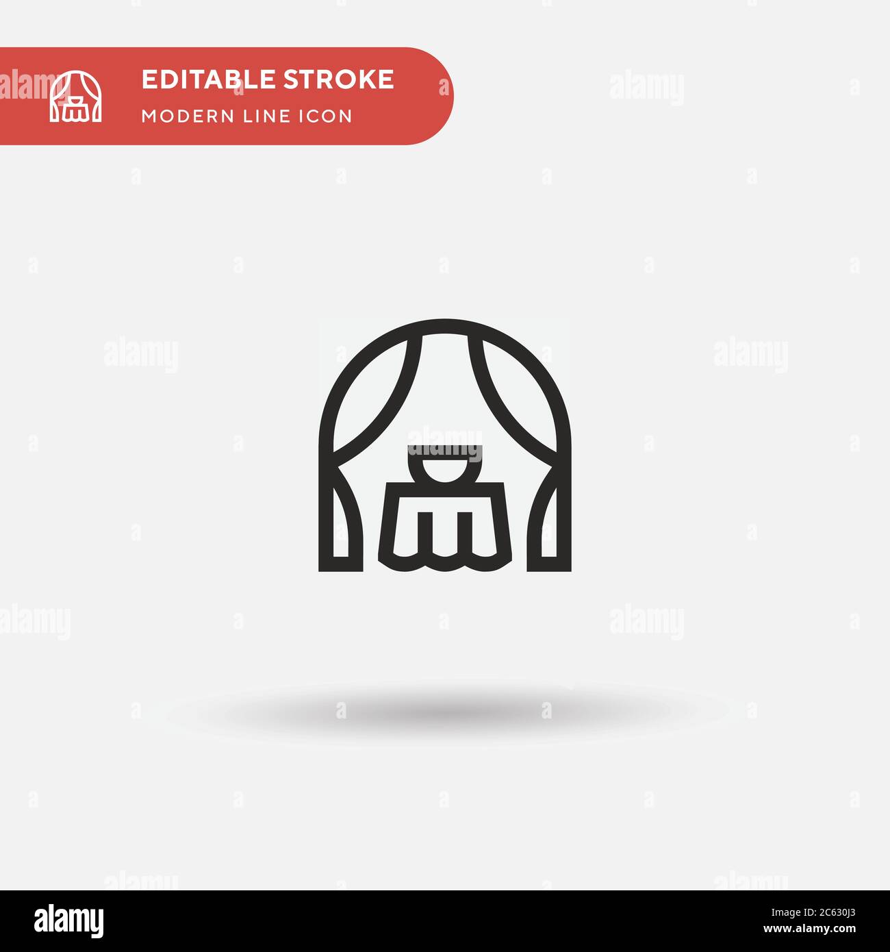 Altar simple vector icono. Ilustración plantilla de diseño de símbolos ...